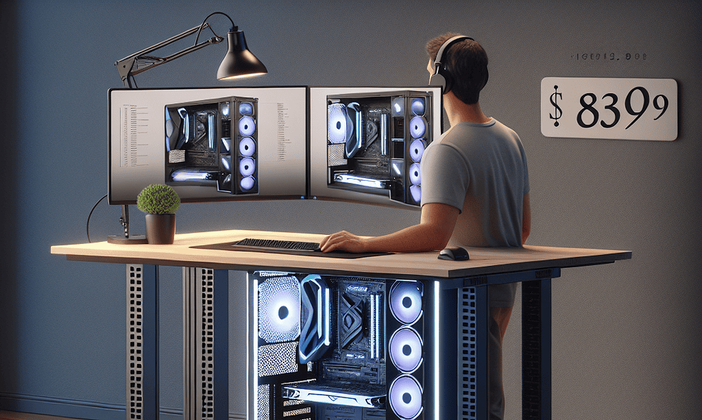 Innovative Standing Desk PC Case with Du... | Brand