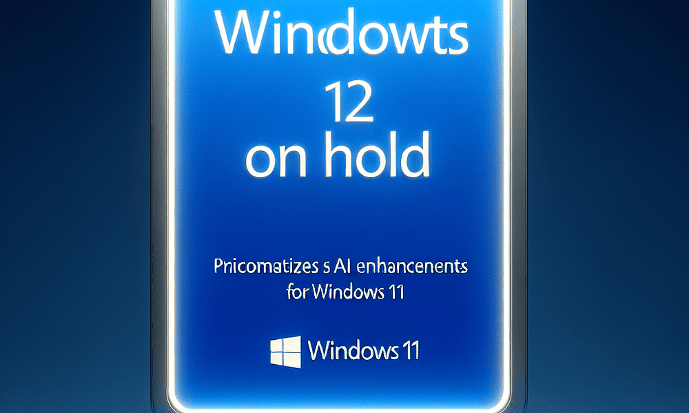 Windows 12 on Hold: Microsoft Prioritizes AI Enhancements for Windows ...