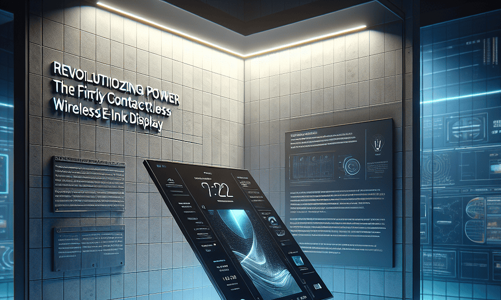 "Revolutionizing Power: The First Truly Contactless Wireless E-Ink ...